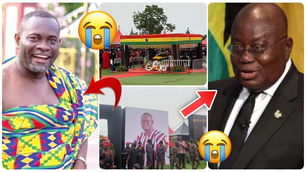 Sad 😢 Akufo Addo storm John Kumah’s funeral with heavy tears 😭 everyone ...