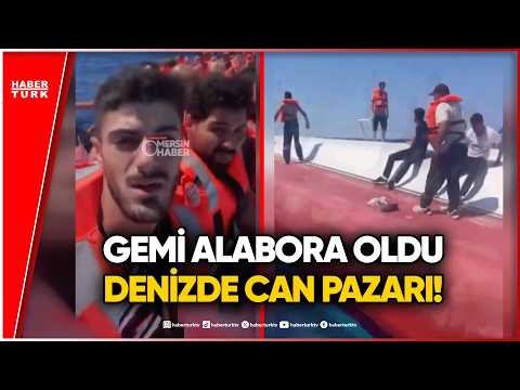 Yeni Görüntüler! Girne Açıklarında Yolcu Feribotu Alabora Oldu