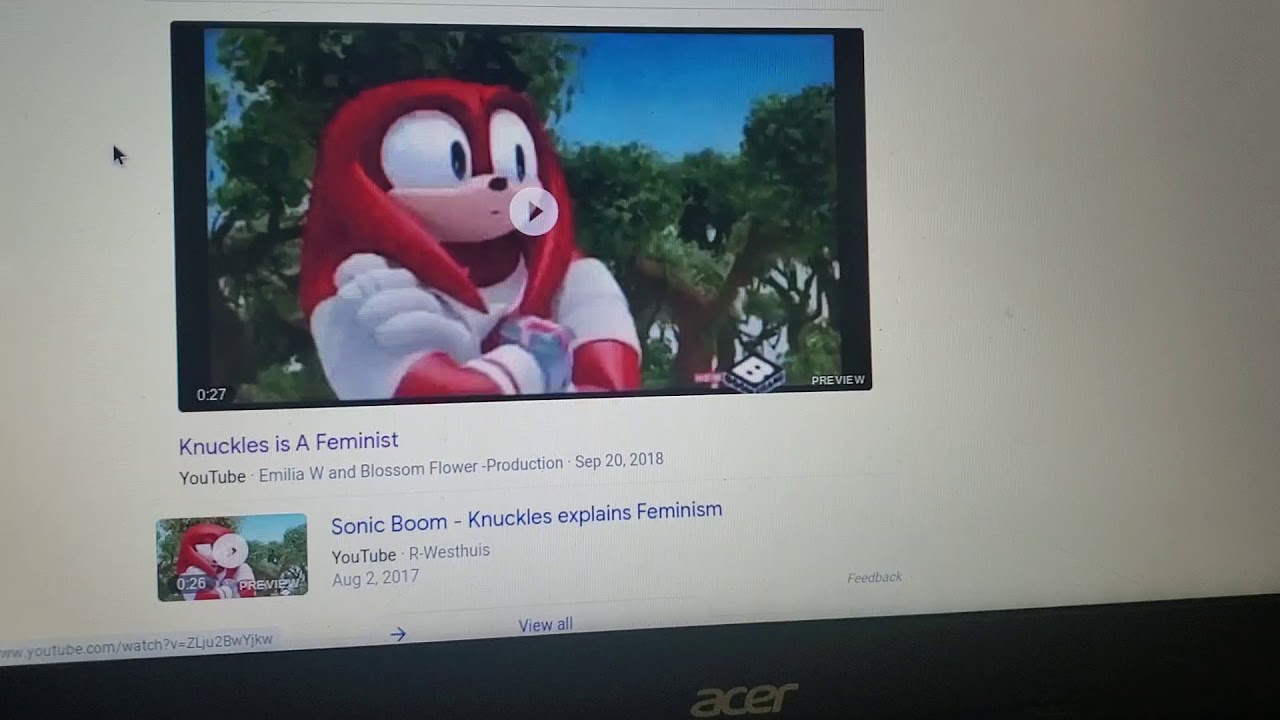Knuckles and Sonic are gay?????? 😳😳😳😳(Not clickbait) - YouTube