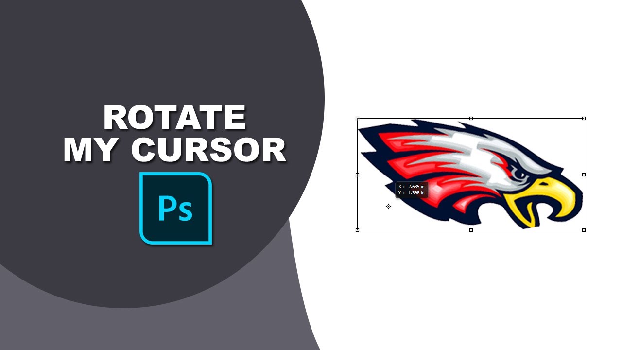 How to rotate my cursor in Photoshop - YouTube