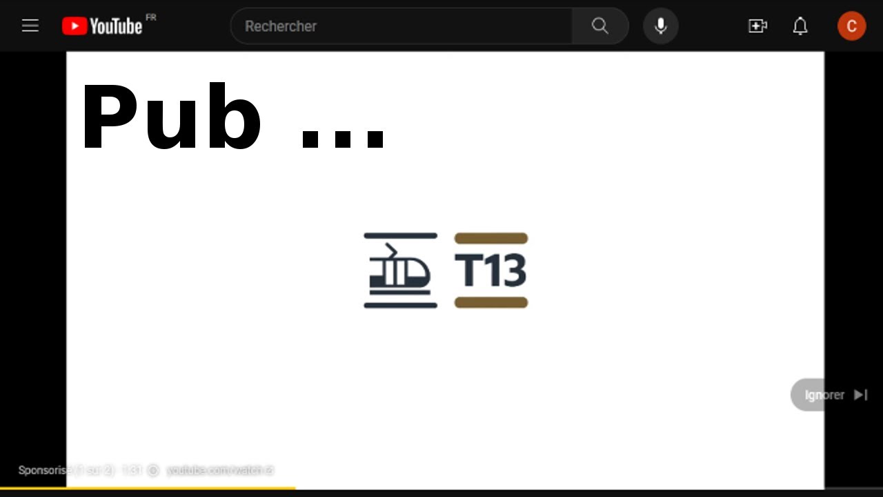 Le Tram 13 Express fait sa pub sur Youtube. Tout est exagéré. - YouTube