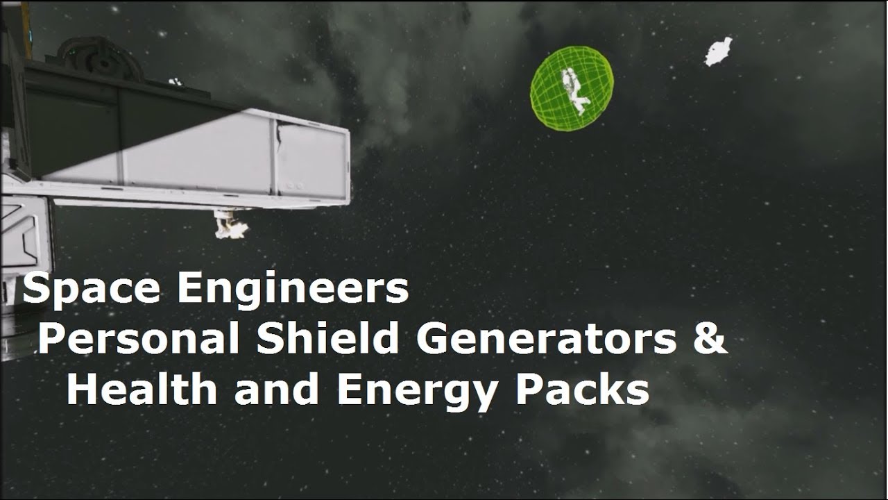 Space Engineers Personal Shield Generators & Health and Energy Packs ...