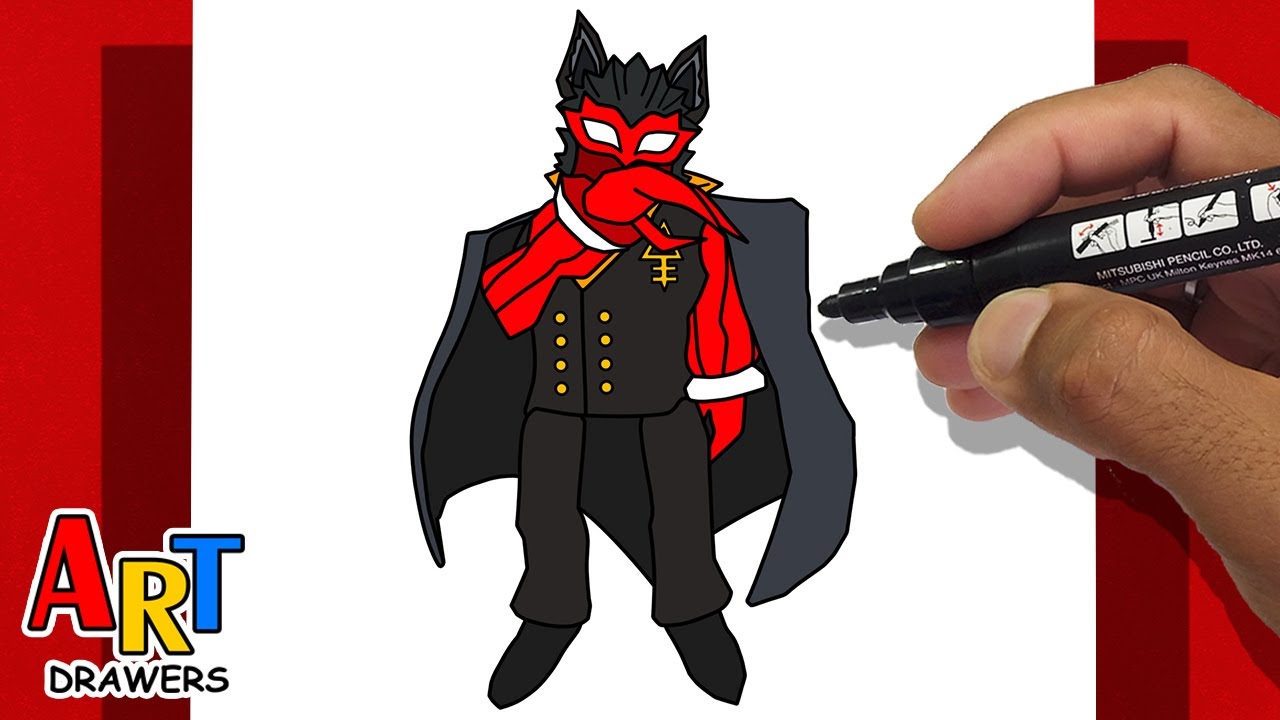 How to Draw Nosferatu ROBLOX (Forsaken) - YouTube