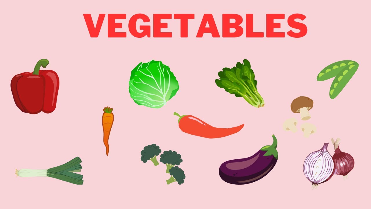 Vegetables For Kids [Learn Vegetable Vocabulary in English] - YouTube