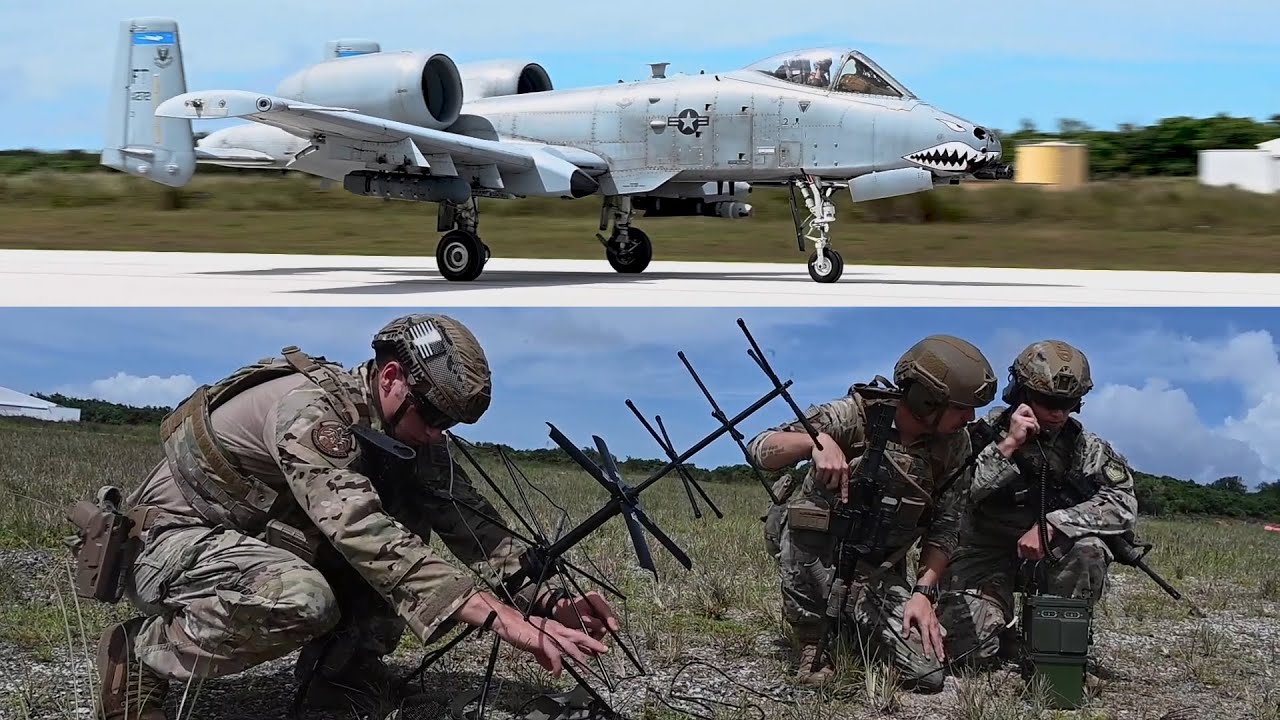 Austere Airfield Training At Andersen AFB - YouTube