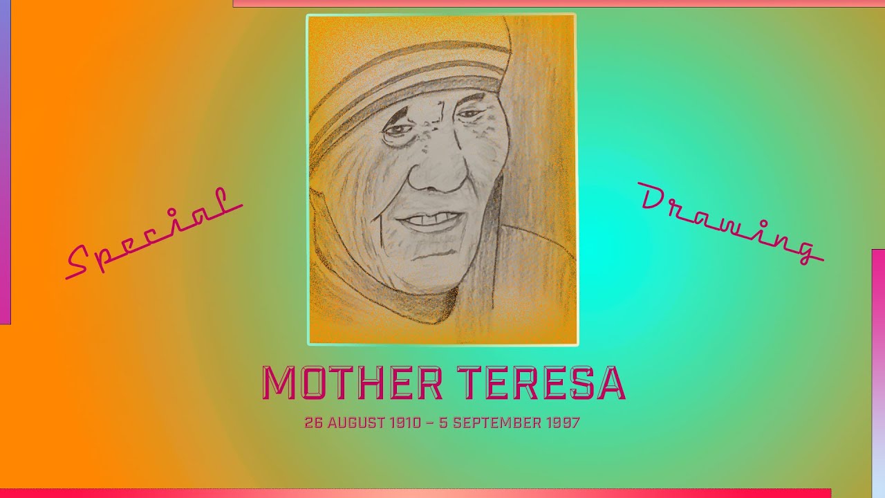 Successful women Series | Pencil Sketch of Mother Teresa | Greatest ...