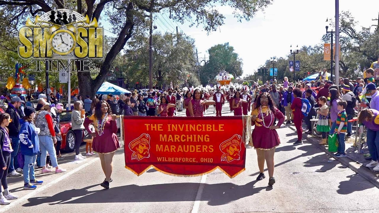 Central State | Highlights @ the Krewe of Tucks parade 2023 - YouTube