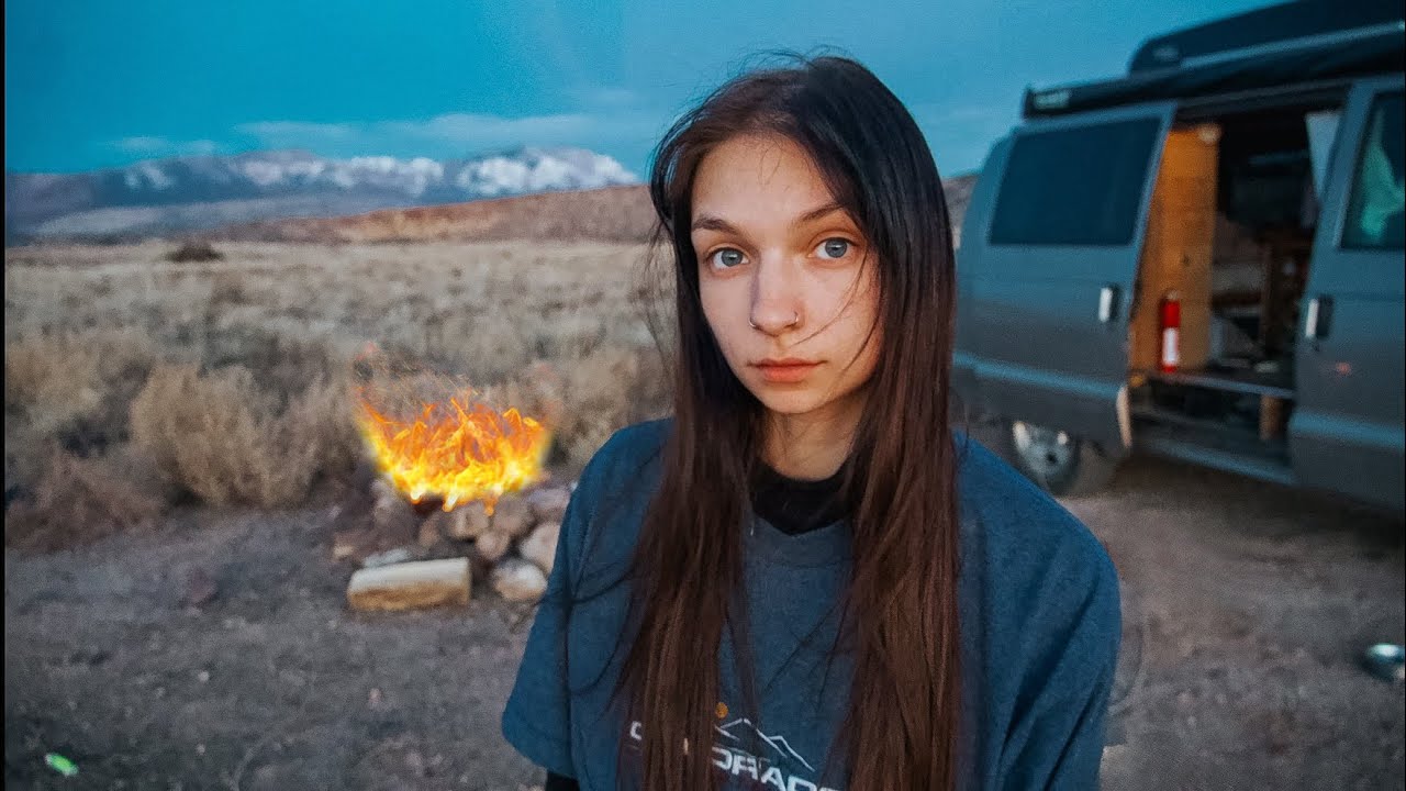 a boring day *ALONE* on the road (i needed this) // solo van life in ...