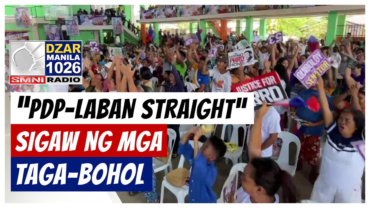 'PDP-Laban straight', sigaw ng mga taga-Bohol | via Hannah Jane Sancho ...