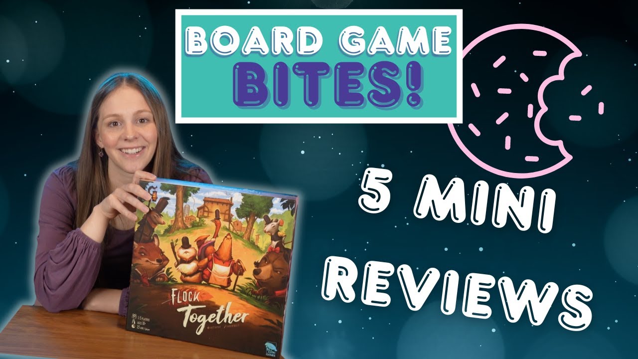Board Game Bites #8 | 5 Mini Reviews of Board Games - YouTube