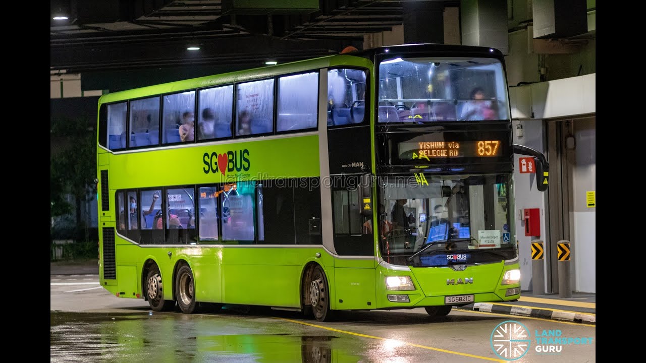 (TOWER TRANSIT) Man A95 E5 (facelift)857 short ride - YouTube