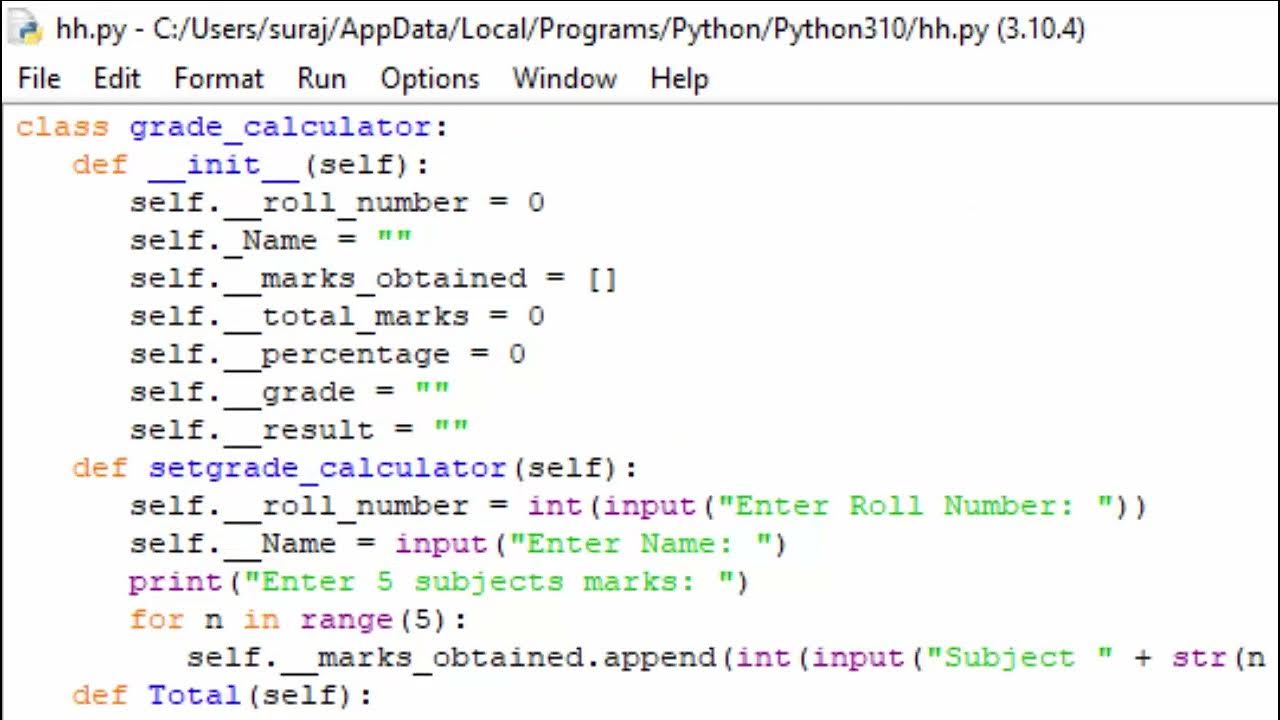 Creating Result Database in Python@COMPUTEREXCELSOLUTION - YouTube