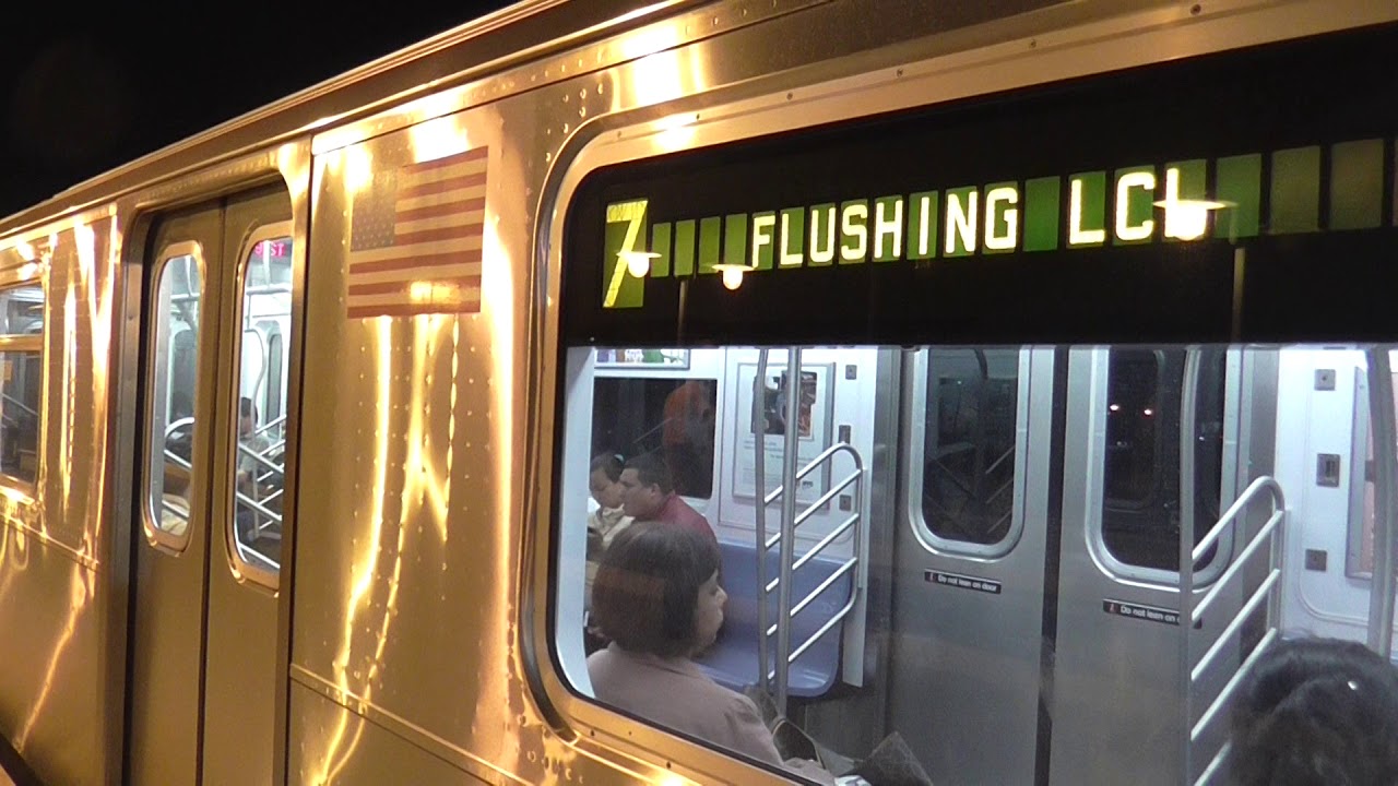 IRT Flushing Local: Flushing-bound R188 7 Train@Woodisde-61 - YouTube