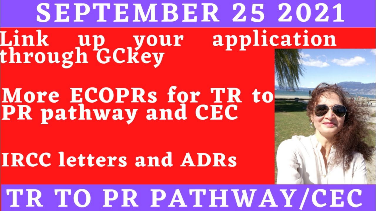 AOR and eCOPRs under TR to PR pathway/CEC timeline/Link up your ...