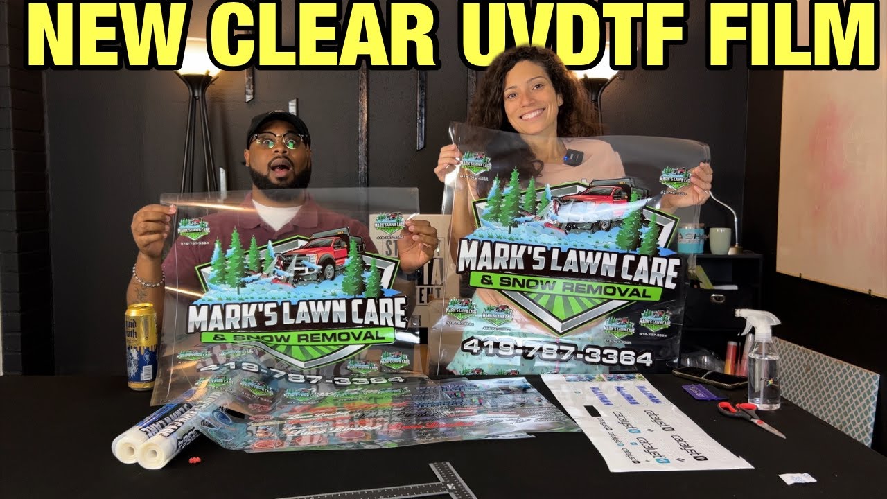 MUST WATCH!!! | STOP USING STICKERS | USE OUR NEW CLEAR UVDTF FILM ...