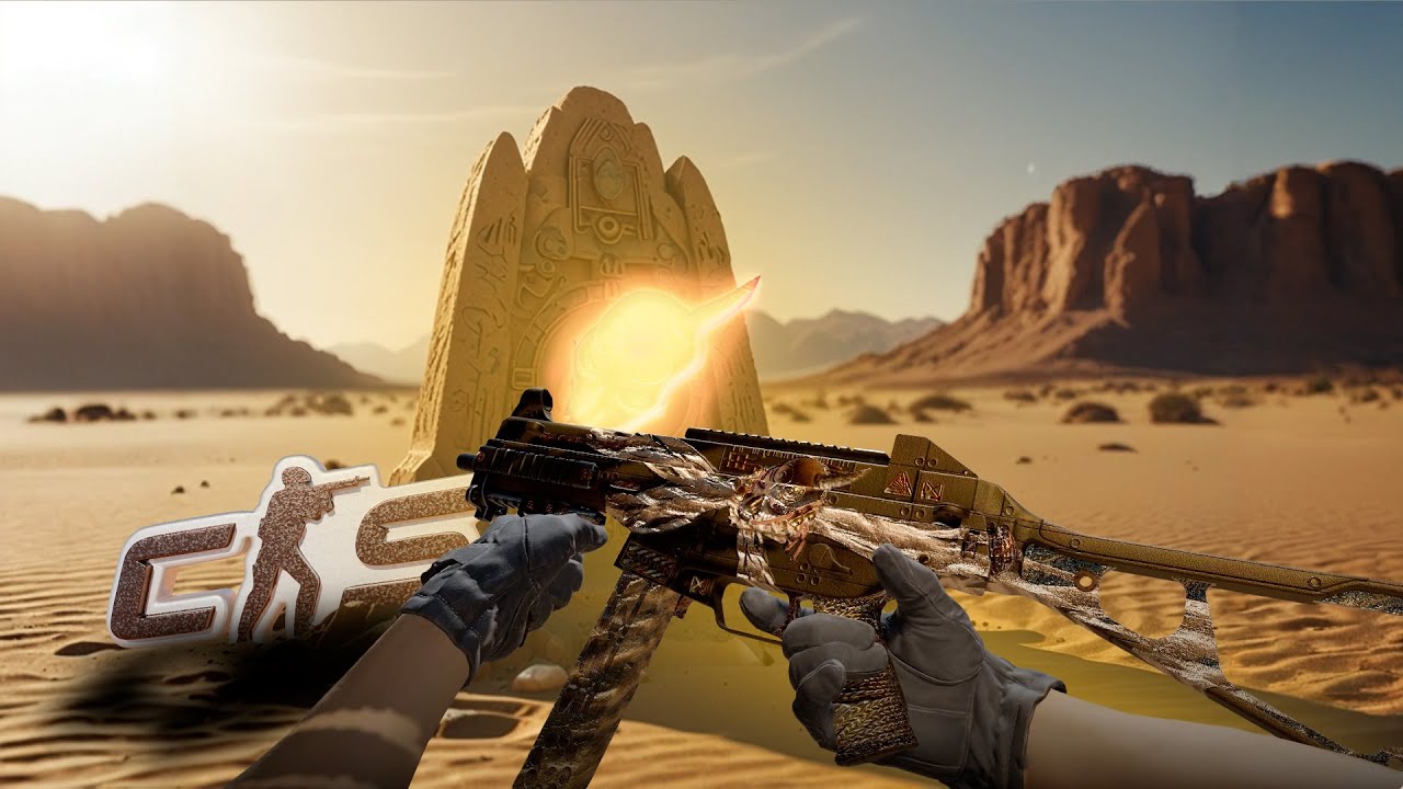 New 'Demon Sand' UMP45 Skin Review - Counter-Strike 2 - YouTube