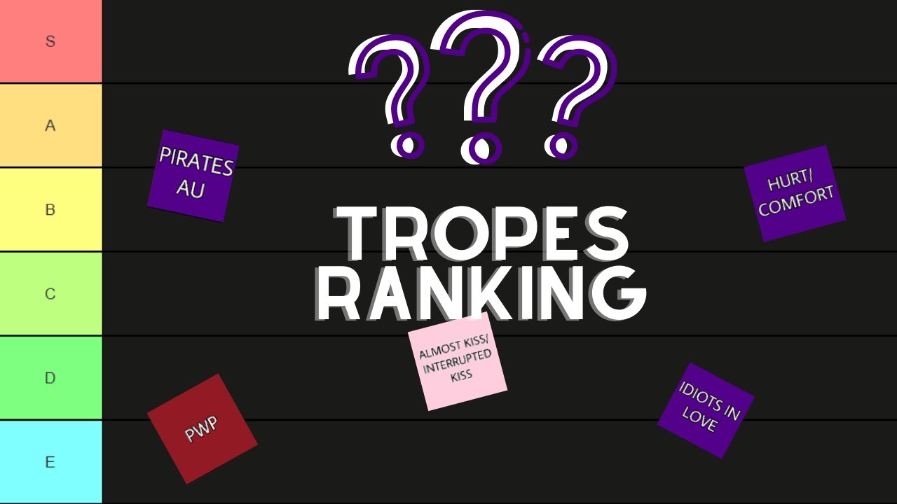 Ranking Ship And Fanfic Tropes | Tierlist - YouTube