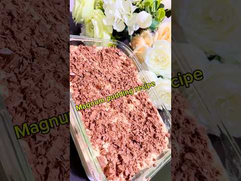 Magnum pudding😋 #dessertrecipies #shortvideo #yummyfood - YouTube