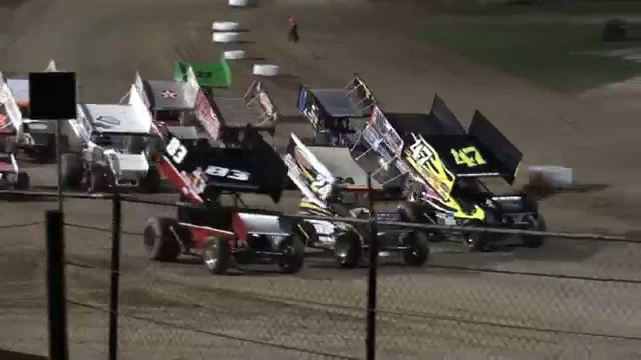 MRR Racing at Bubba Raceway Park with the USCS Sprint Car Series 10-16 ...