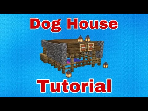 How to Build a Dog House in Minecraft - YouTube