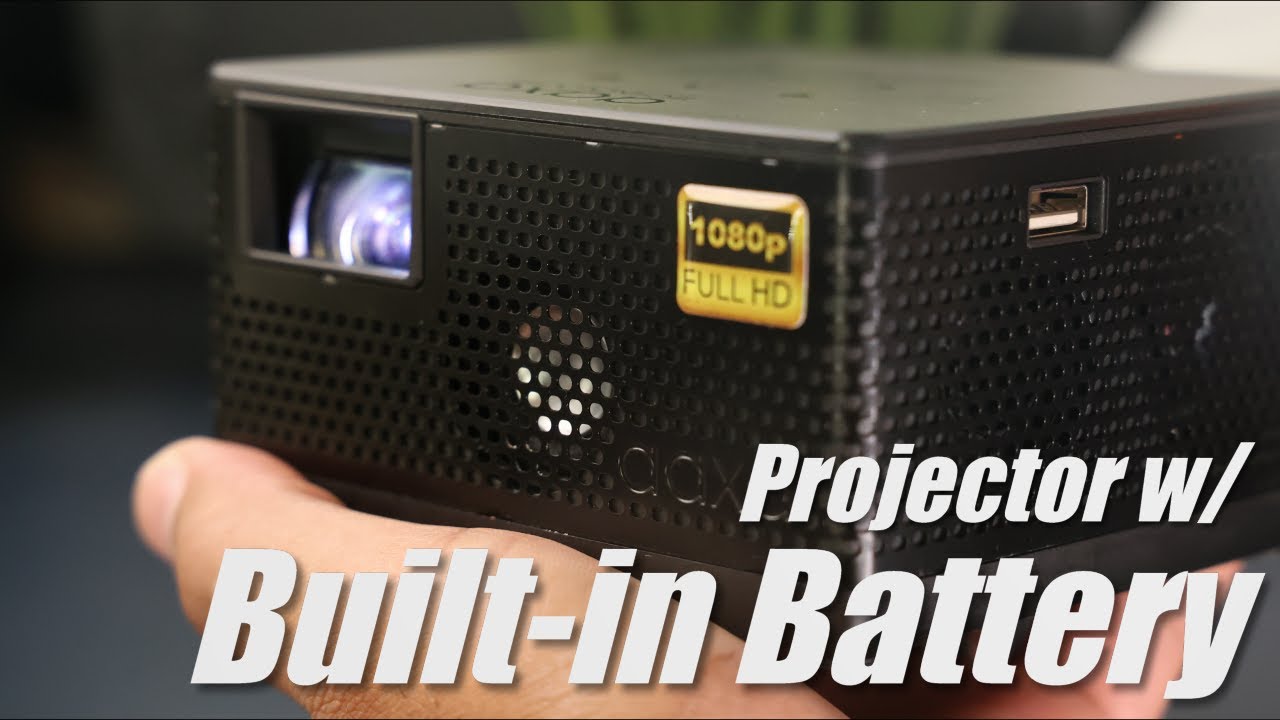 A True Portable 1080p Projector!! | AAXA P400 1080p Projector w/ Built ...
