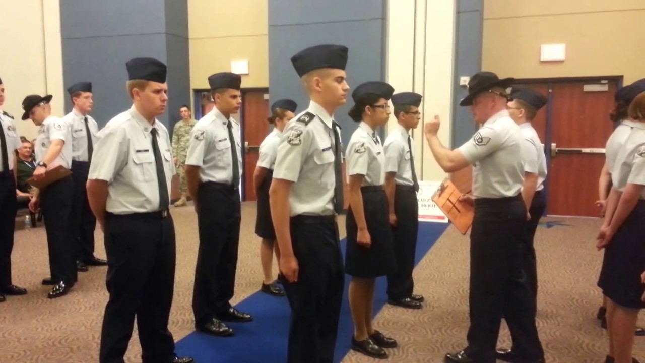 afjrotc inspection - YouTube