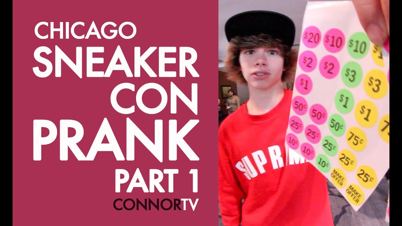 EPIC PRANK SNEAKERCON Supreme Yeezy Air Jordan - CONNOR TV - YouTube