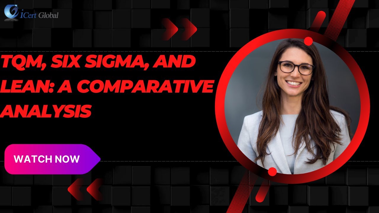 TQM, Six Sigma, and Lean: A Comparative Analysis | iCert Global - YouTube