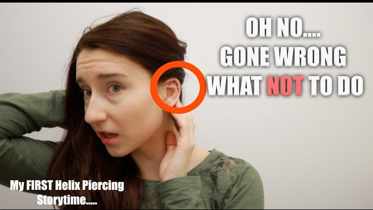 Cartilage Piercing Gone Wrong