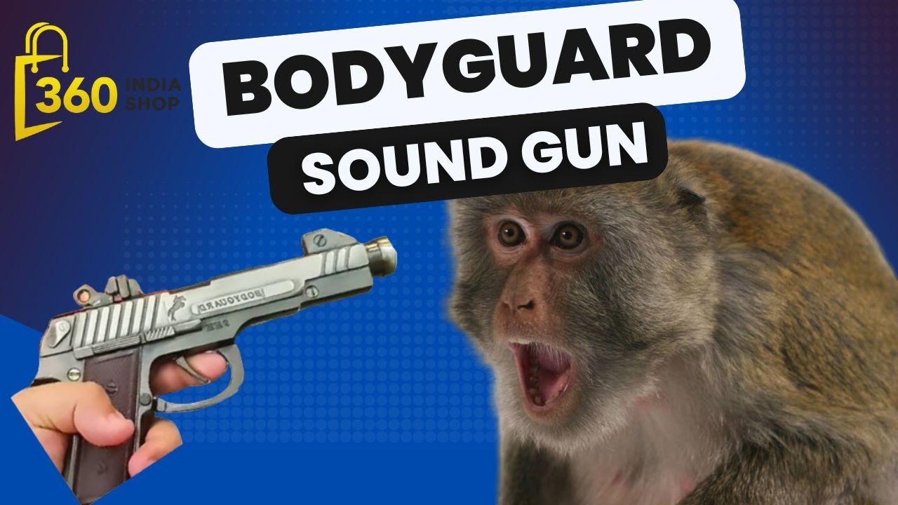 Bodyguard Sound Gun | How To Use Carefully | How To Protect Monkey ...