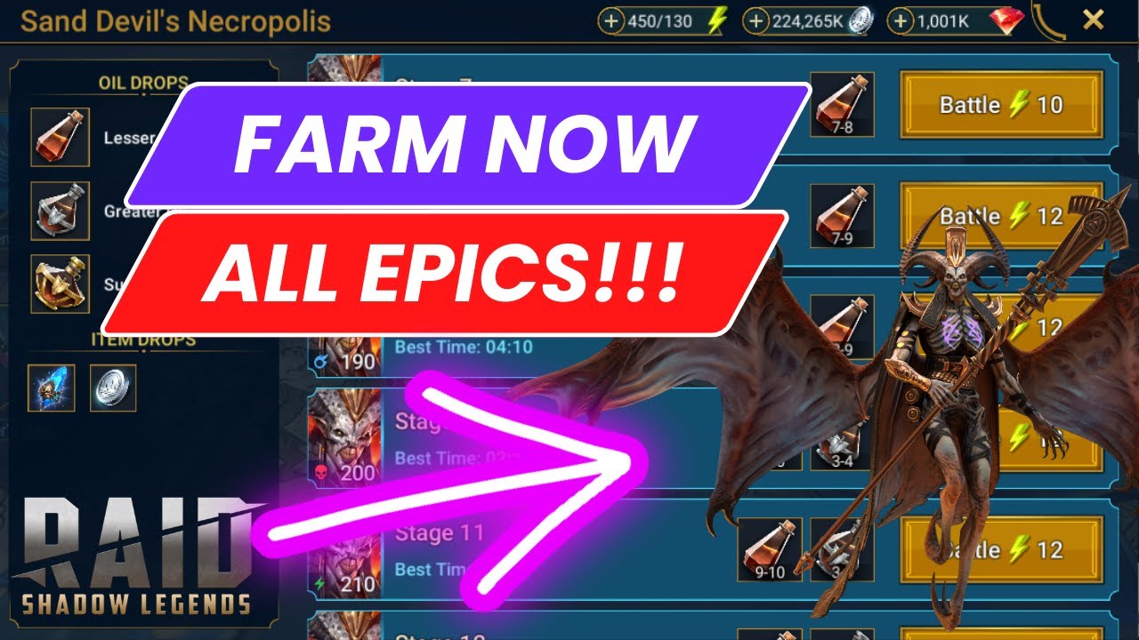 All EPICS Sand Devil Team! Raid: Shadow Legends - YouTube