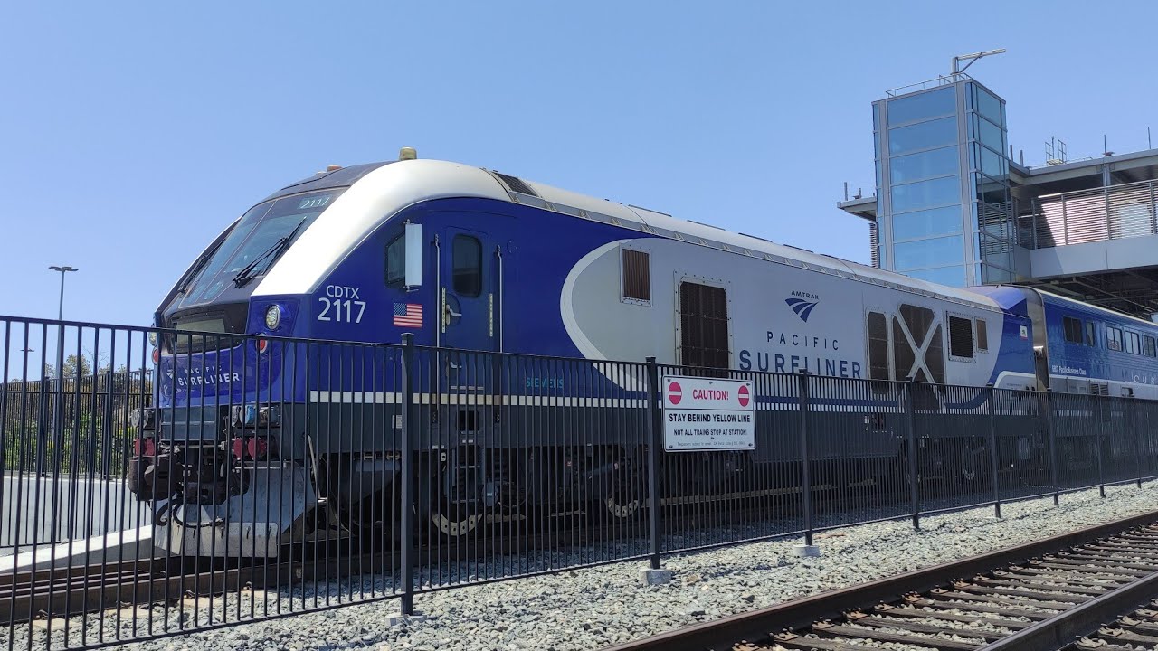 Amtrak 2016 Siemens Charger SC-44 #2117 - YouTube