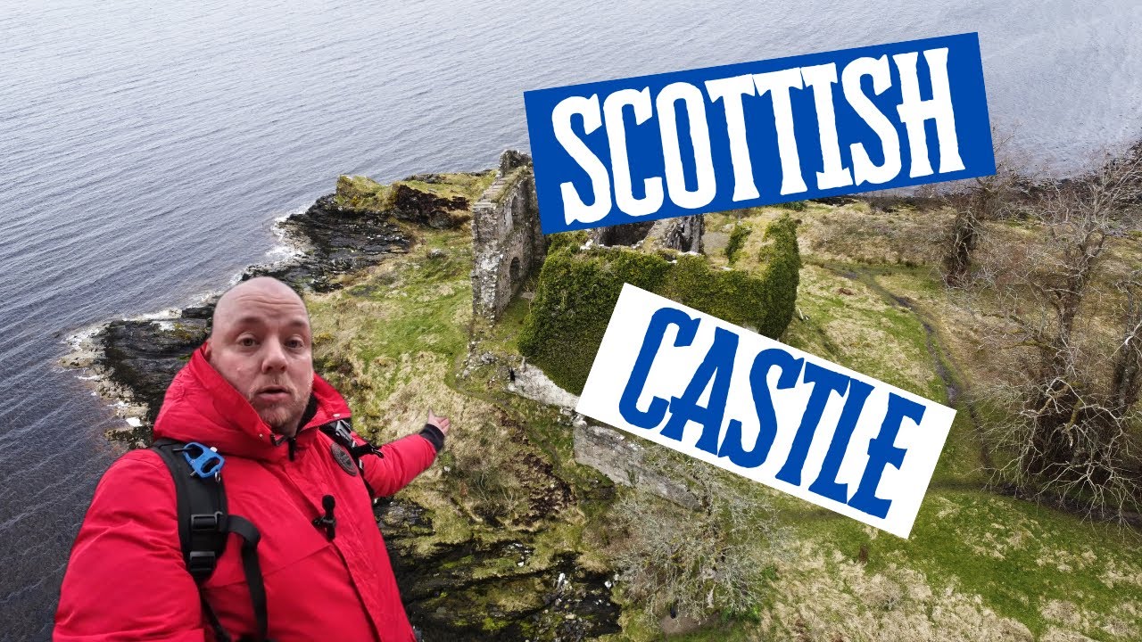 Castle Lachlan and the snow covered Arrochar Alps in Scotland. - YouTube