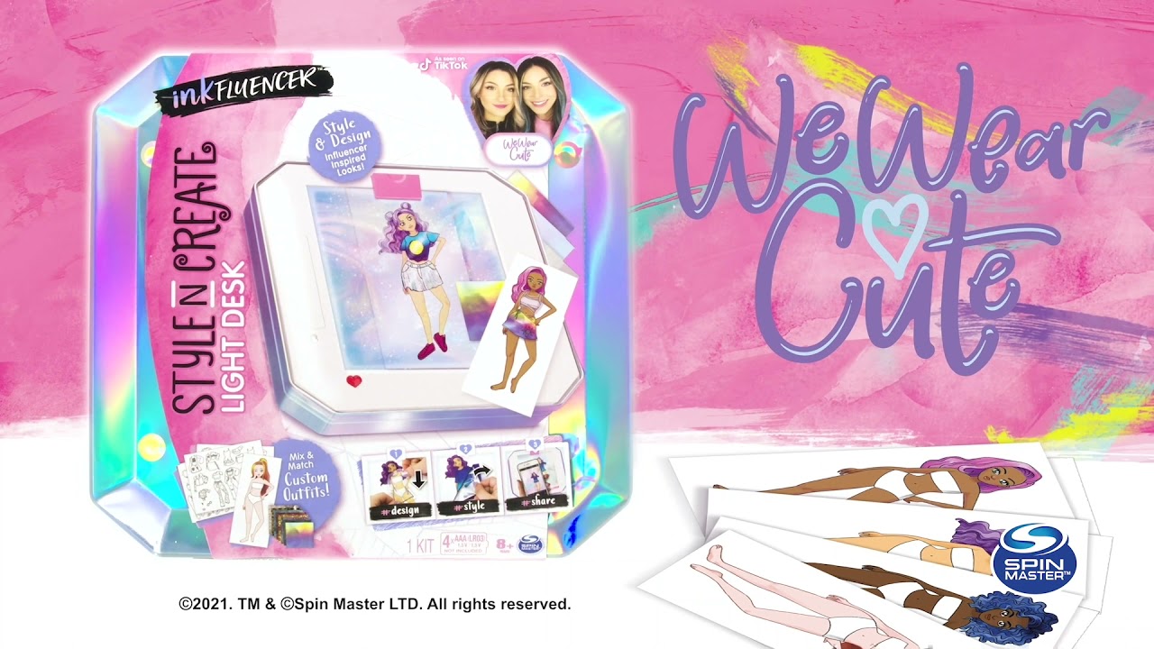 Cool Maker inkFluencer Style N Create Light Desk + Click N Color Marker ...