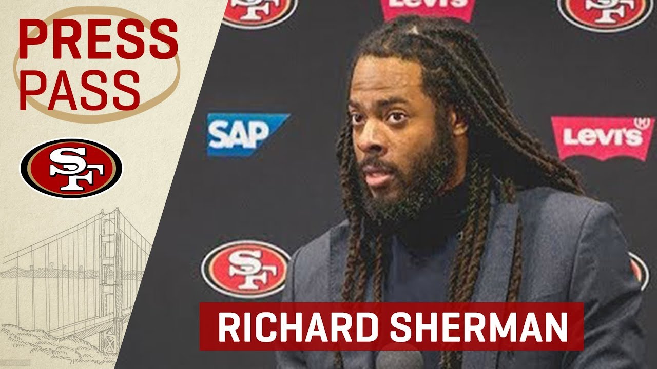 Richard Sherman Talks Reuben Foster Release | 49ers Press Conference ...