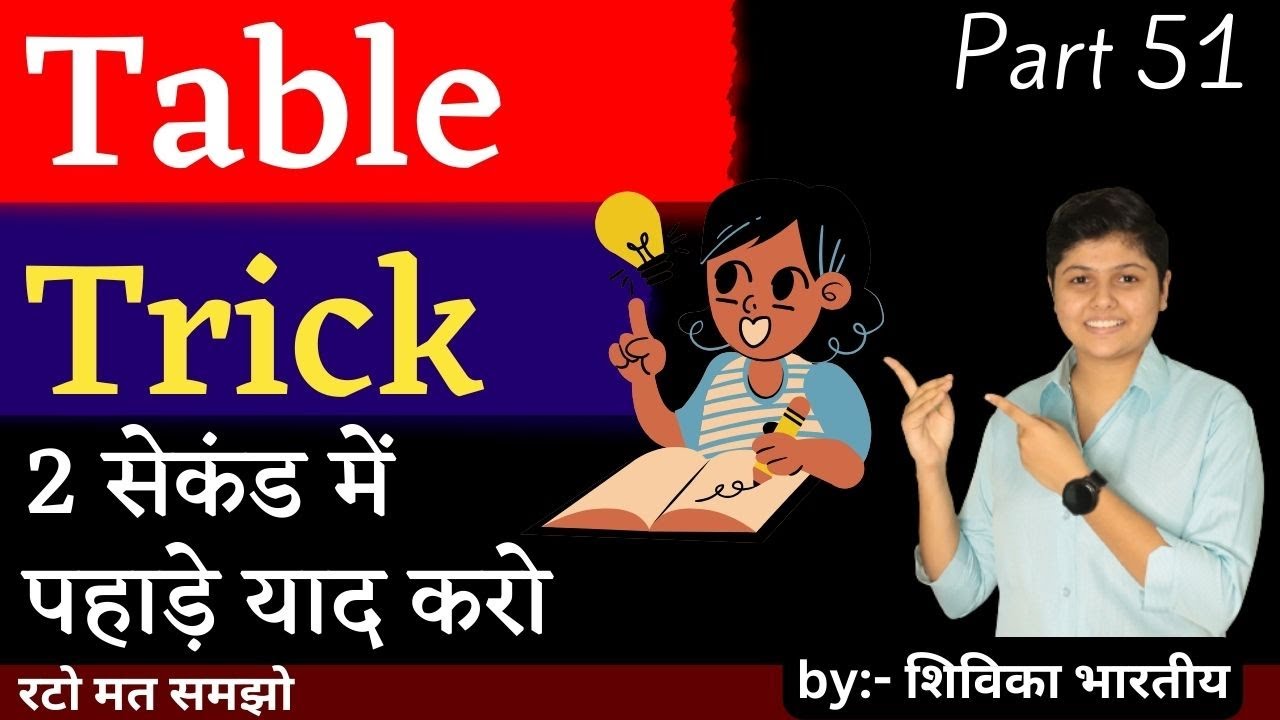 Maths table trick l 33 table l 33 times table learn trick l Table learn ...