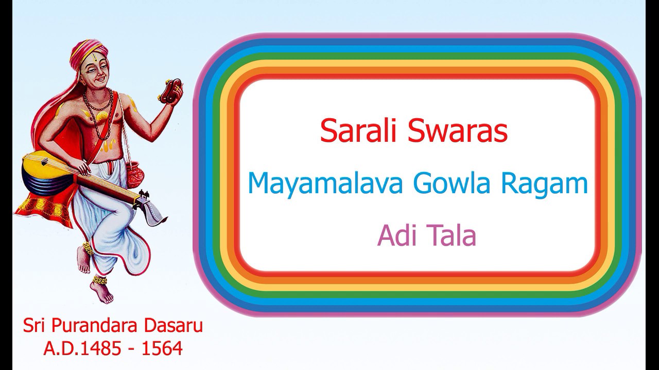 Sarali Swaras : Part 1 : Sarali Varisalu : Sarali Swaramulu : Sarali ...
