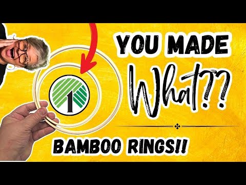 🌻*UNIQUE* Ways to Use the Dollar Tree Bamboo Rings!! YOU MADE WHAT??? 😲 ...
