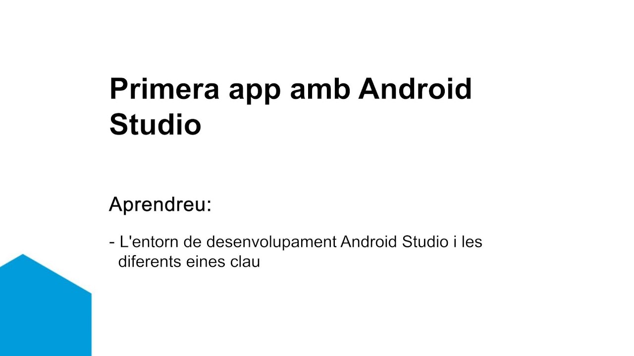 U2L3010 Primera app amb Android Studio - YouTube