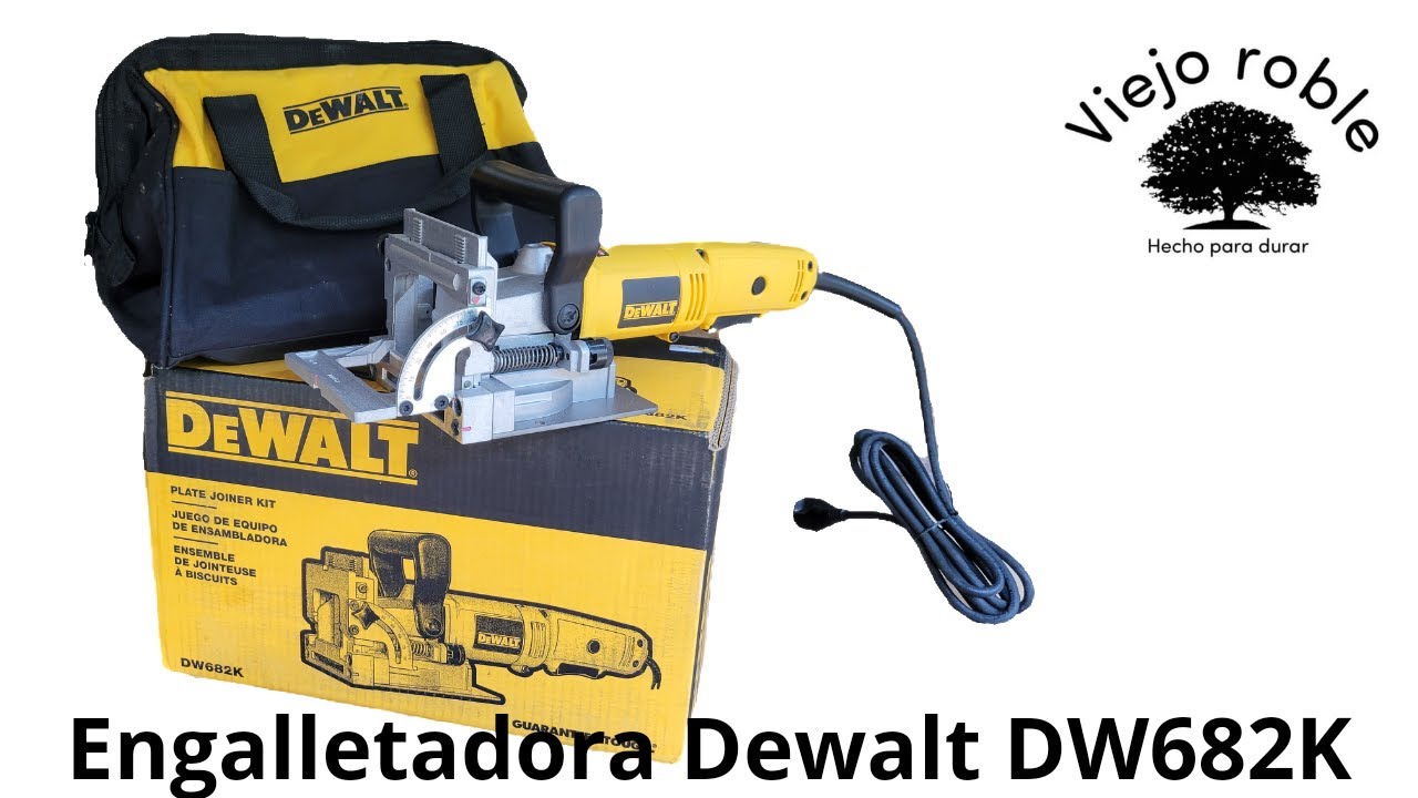 Engalletadora Dewalt DW682K Unboxing - YouTube