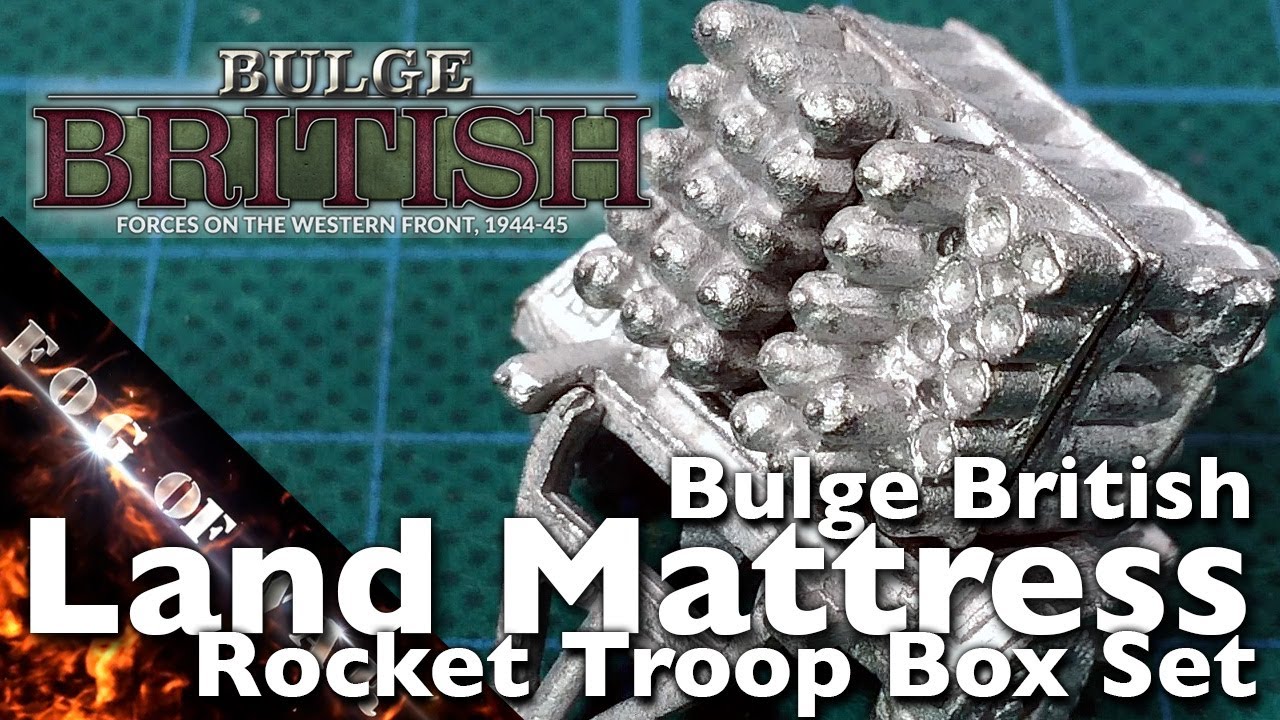 Review | BF Land mattress Rocket Troop 1/100 (15mm) - BBX77 | Bulge ...