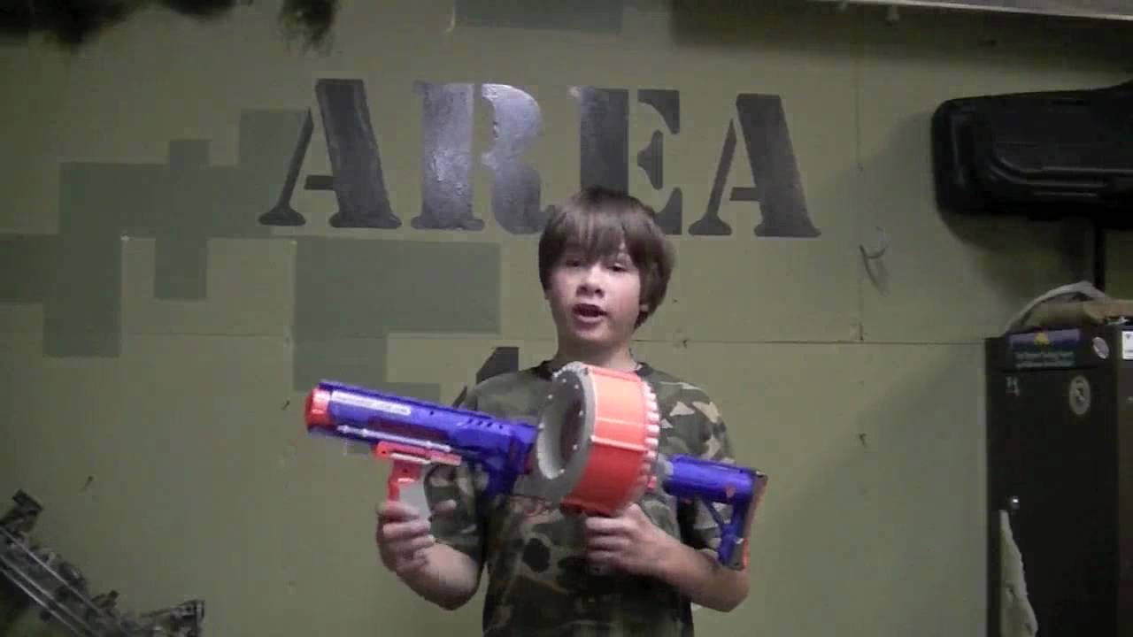 Nerf N-Strike Raider CS-35 Review - Nerf's Rapid-Firing machine - YouTube