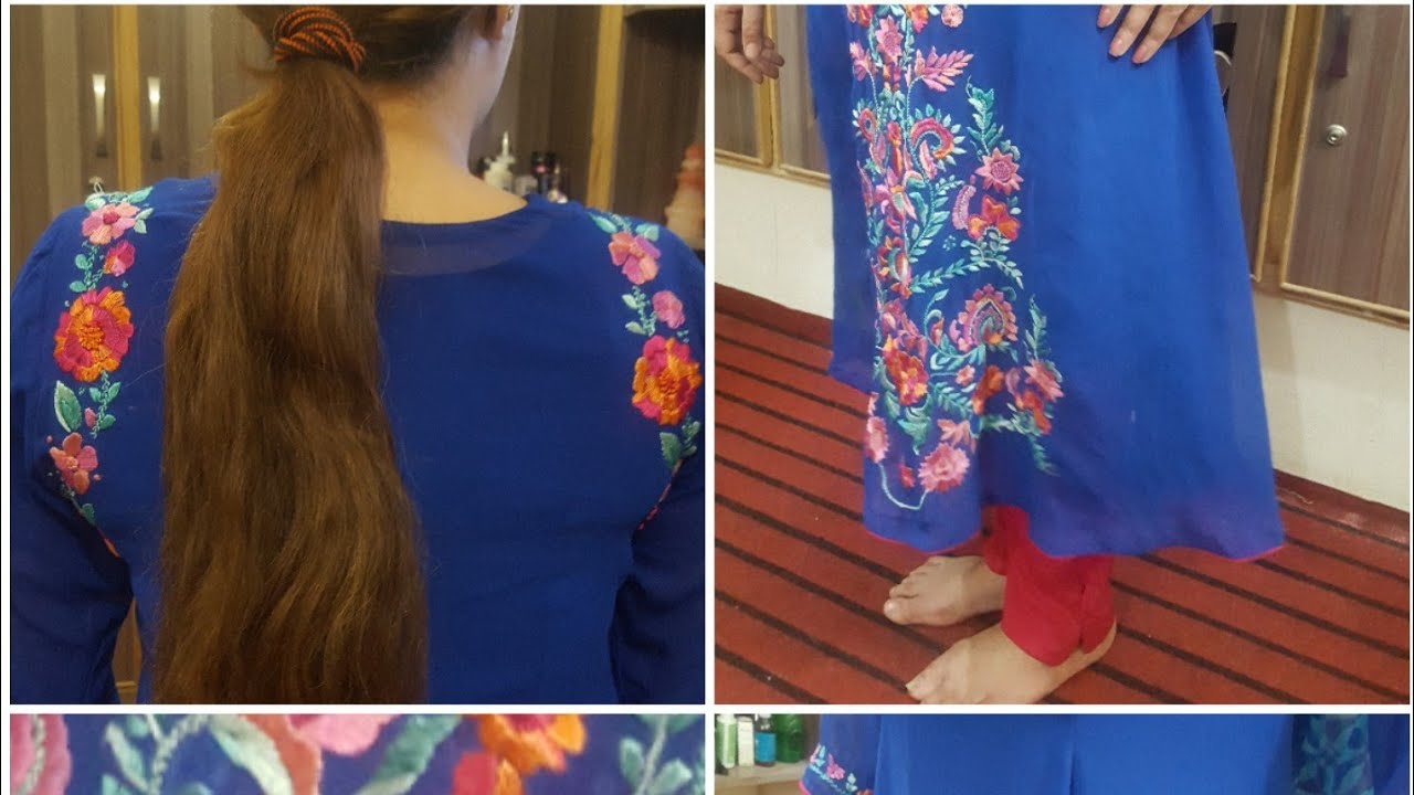 Hand embroidery: triple shade embroidery thread | magic thread | - YouTube