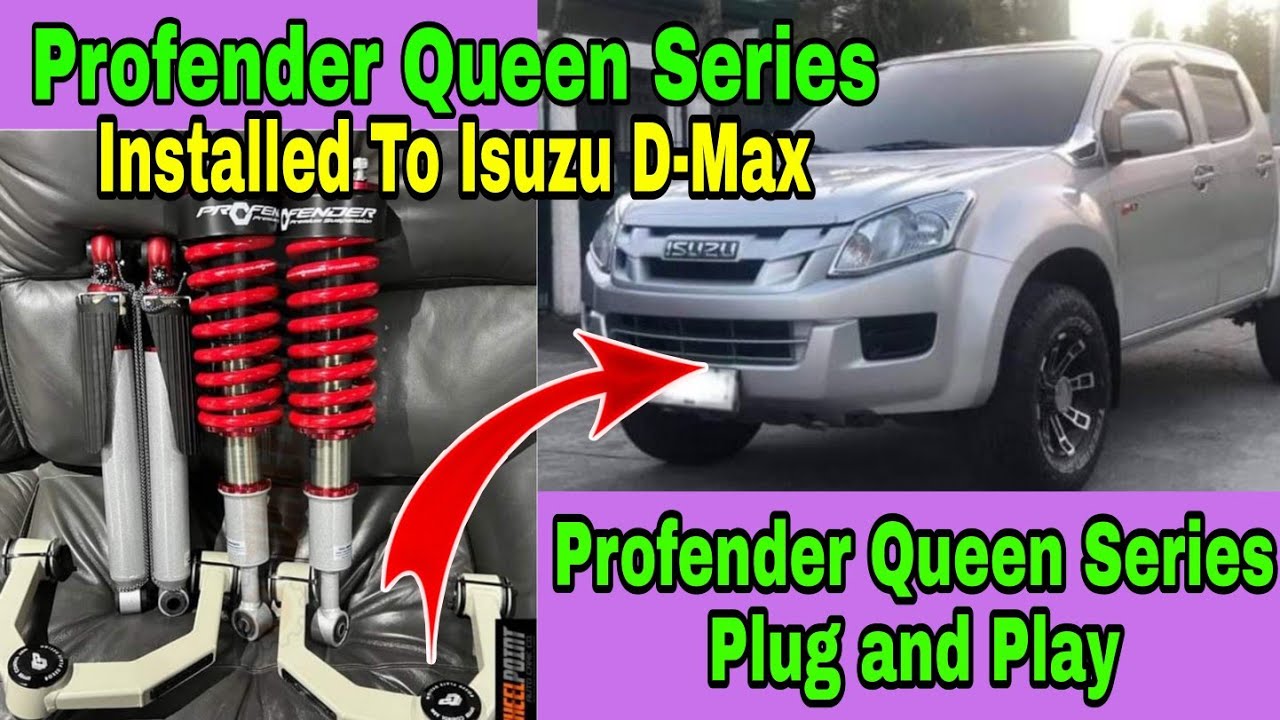 D-Max Off Road Set Up | Profender Queen Series Suspension Installed to ...