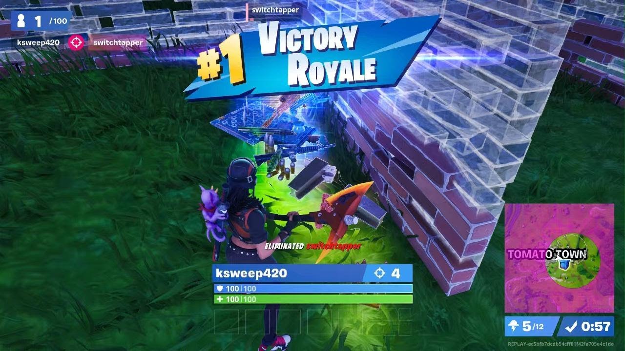1st og Fortnite win - YouTube