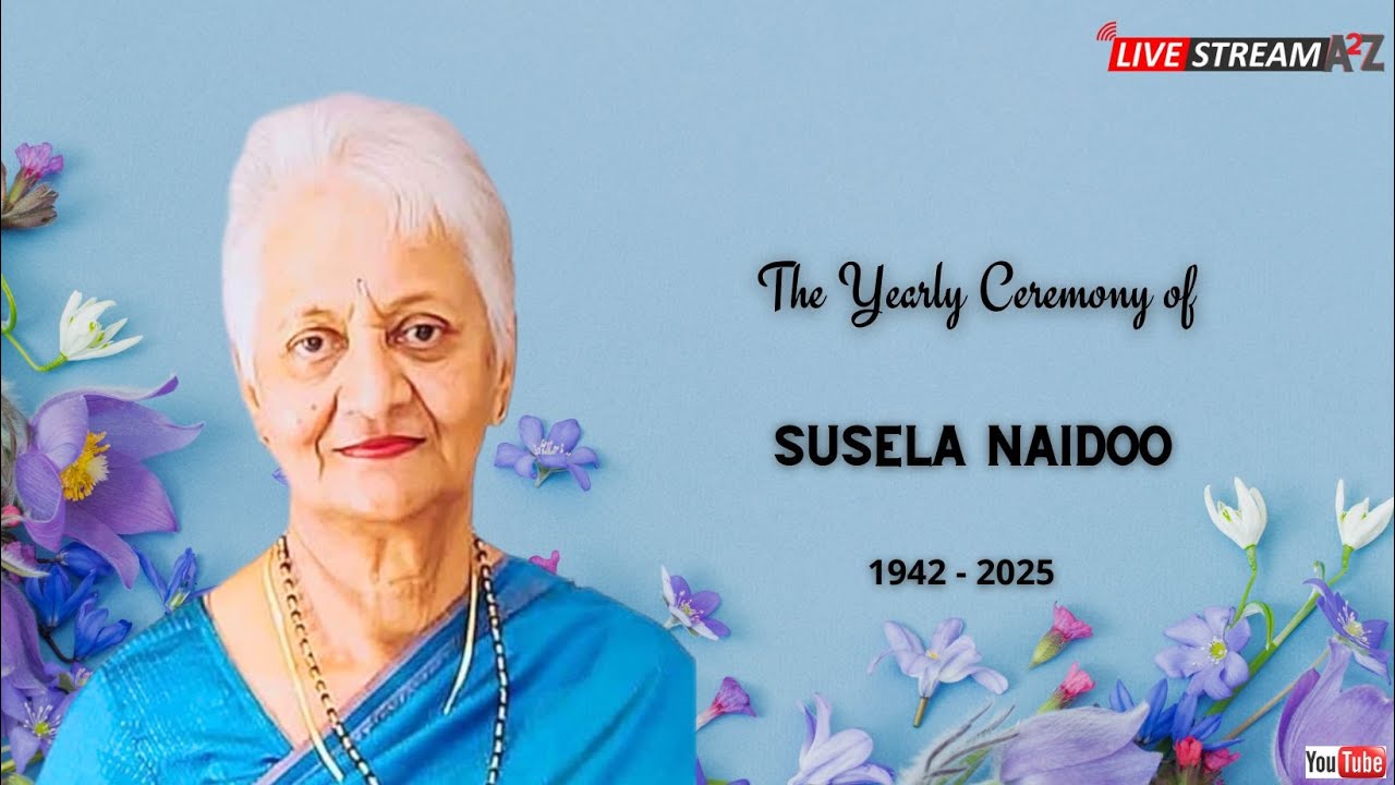 The Yearly Memorial Ceremony of Susela Naidoo - YouTube