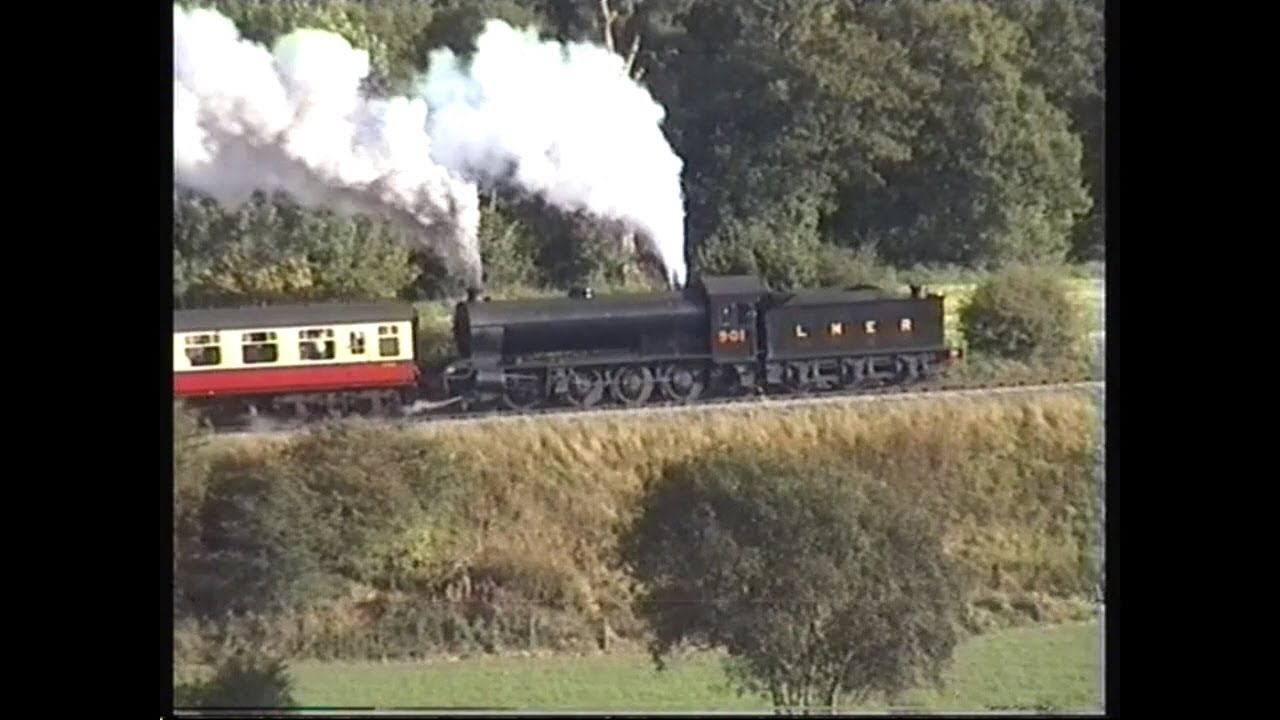 LNER Q7 Class 0-8-0 No 901 Priming in the Eski Valley. NYMR 5.10.97 ...
