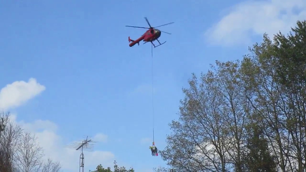 MD 520N NOTAR McDonnell Douglas Helicopter Day 2 Part 5 Flying Linemen ...