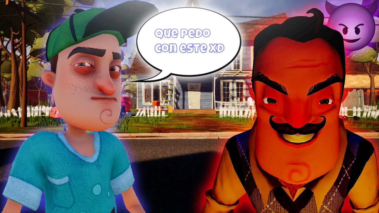 LA VECINITA TIENE ANTOJO 😈 | Hello Neighbor Old Style Mod #1 - YouTube