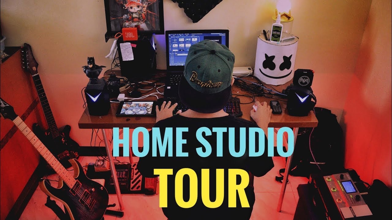 Minimalist Home Studio Tour 2020 - YouTube